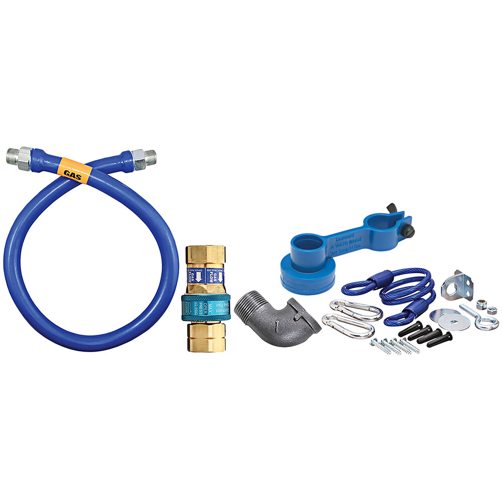 Dormont 1675BPQR72 SnapFast® 72" Gas Connector Kit with Elbow and ...