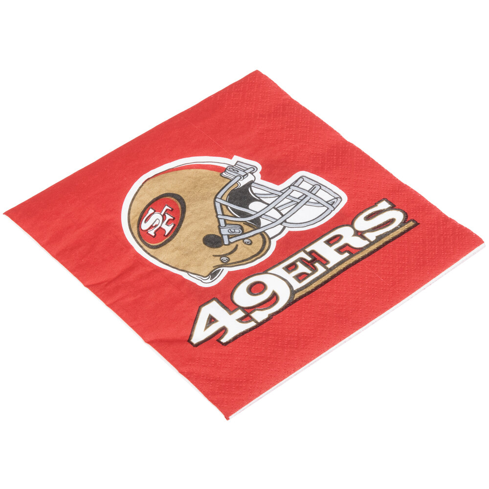 Creative Converting 669527 San Francisco 49ers 2-Ply Luncheon Napkin ...