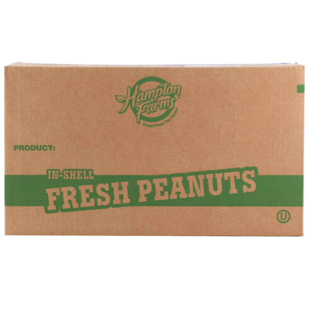 Hampton Farms 25 lb. Bulk Salted Peanuts In-Shell