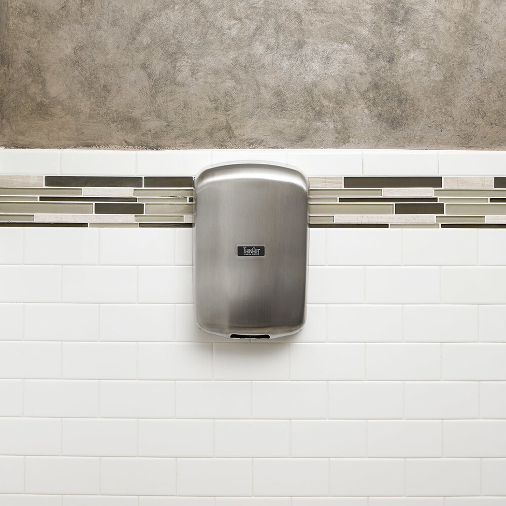 Excel TA-SB ThinAir® High-Efficiency Hand Dryer with Brushed Stainless ...