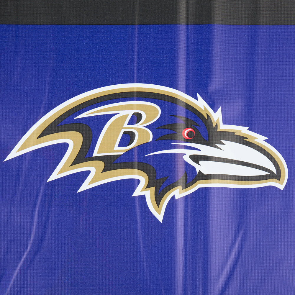 Creative Converting 729503 Baltimore Ravens 54" x 102" Plastic Table ...