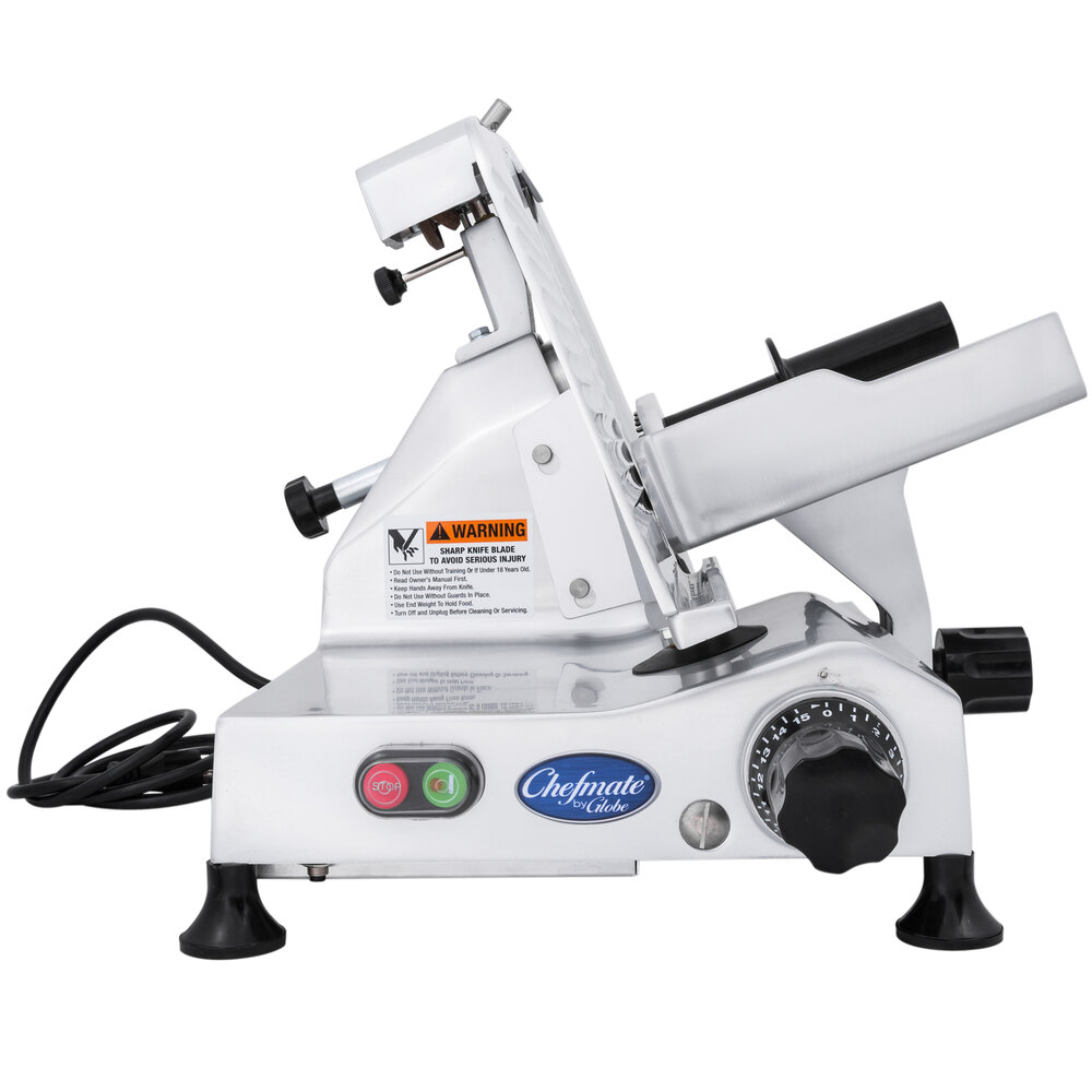 Globe Chefmate C12 12" Manual Gravity Feed Slicer - 1/3 hp