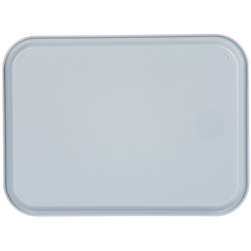 Choice 12" x 16" Gray Plastic Fast Food Tray