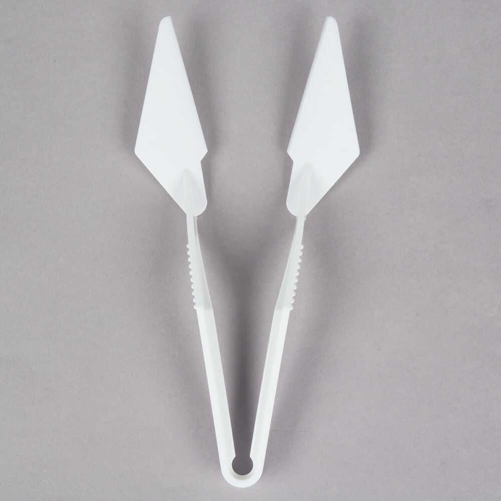 Ateco 919 5 1/2" x 2 1/2" White Plastic Flower Lifter (August Thomsen)