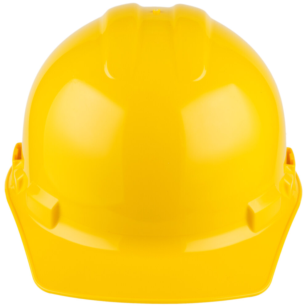 Duo Safety Yellow Cap Style Hard Hat with 4-Point Ratchet Suspension