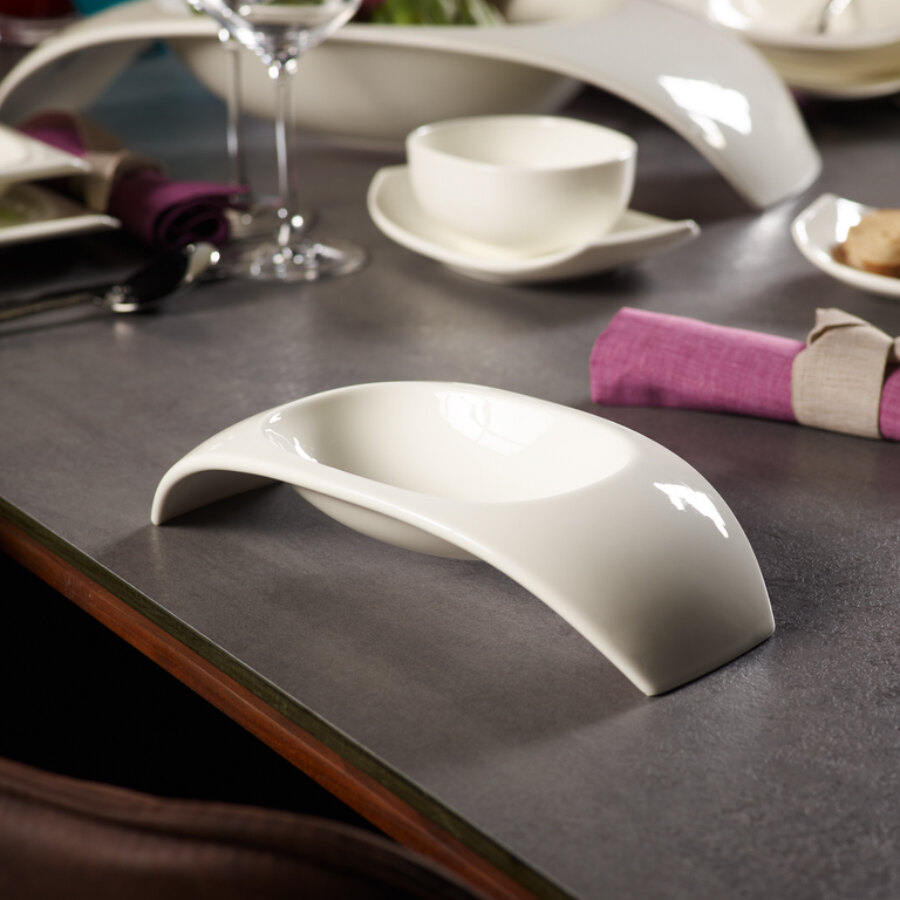 Villeroy & Boch 10-3452-6052 Urban Nature 5 oz. White Premium Porcelain ...