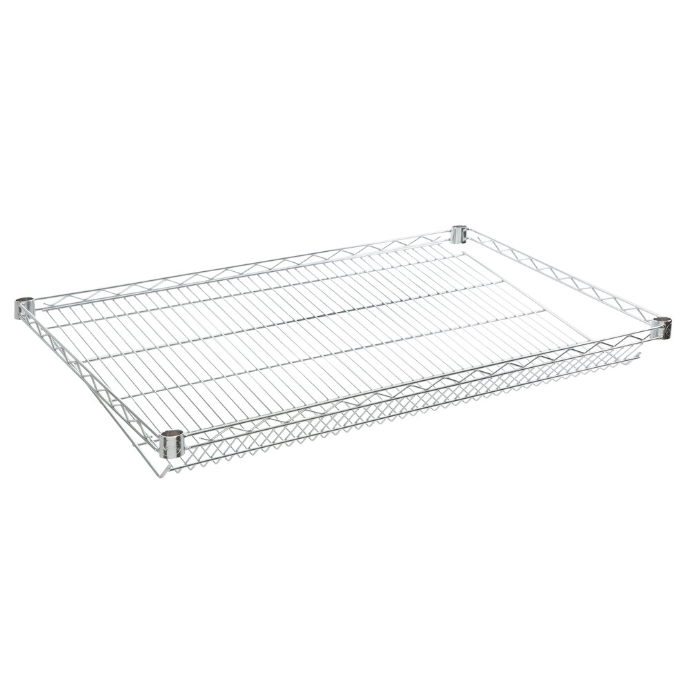 Regency 18" x 36" NSF Chrome Slanted Wire Shelf