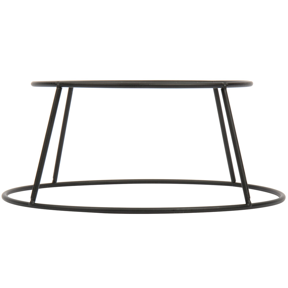 Choice 4" Round Black Metal Display Stand