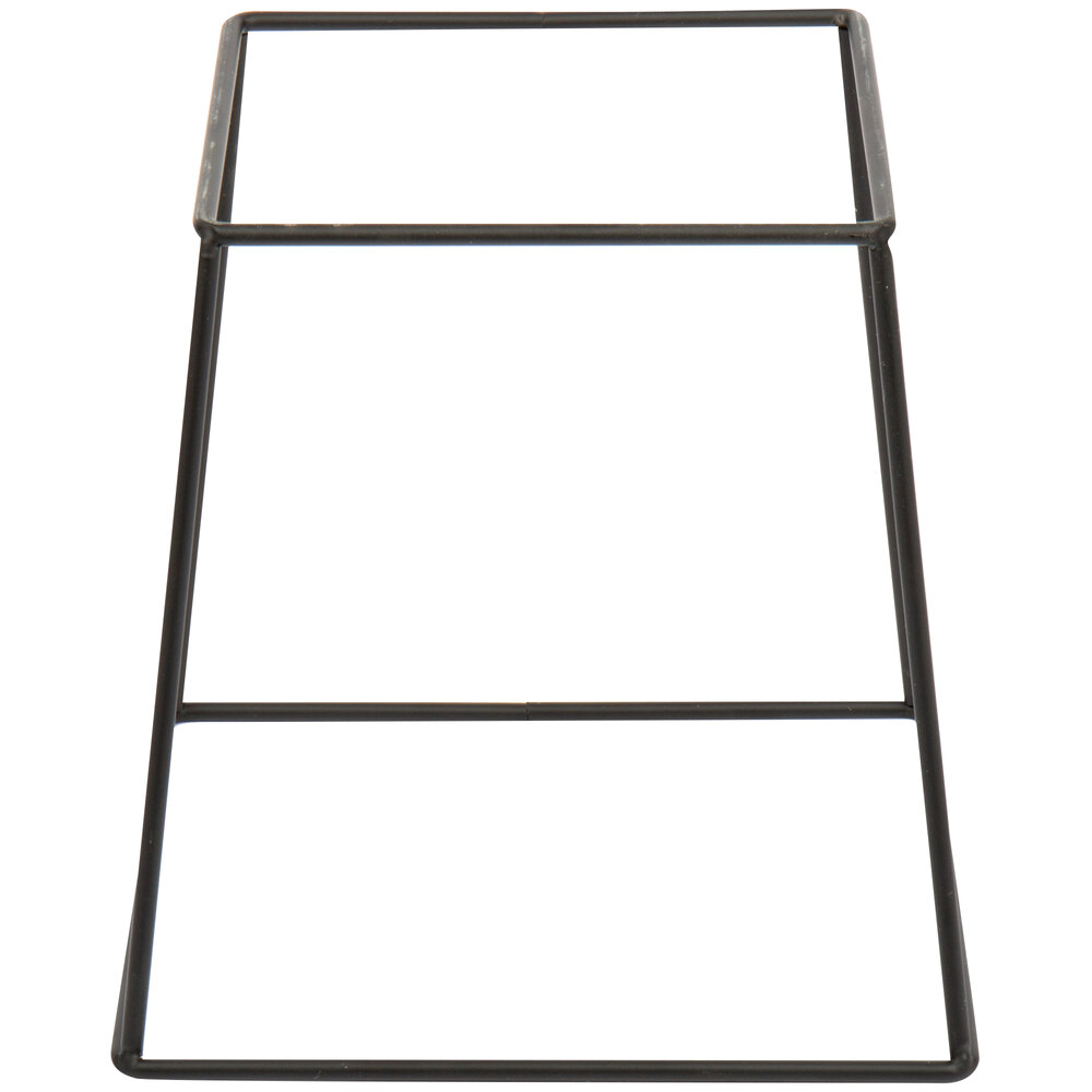 Choice 9" Square Black Metal Display Stand