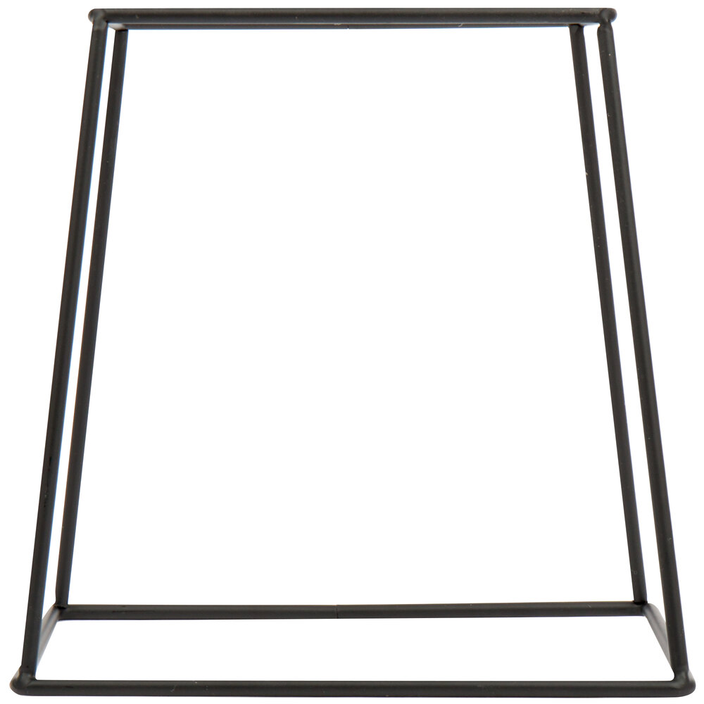 Choice 9" Square Black Metal Display Stand
