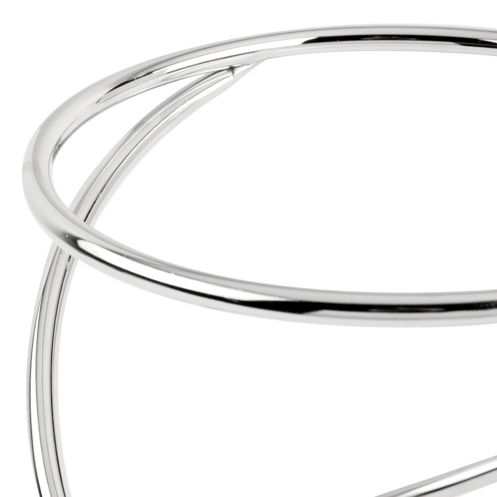 Choice 7" Stainless Steel Swirl Metal Display Stand