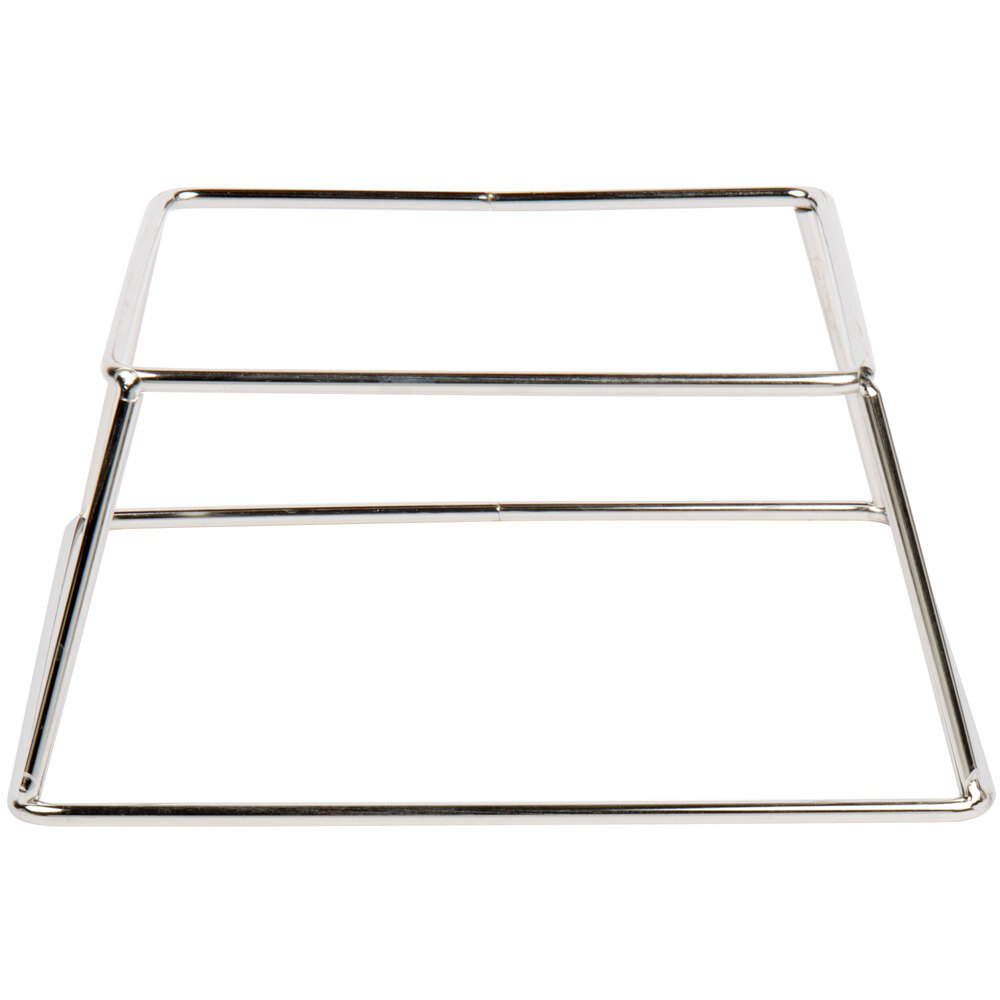 Choice 4" Square Stainless Steel Metal Display Stand