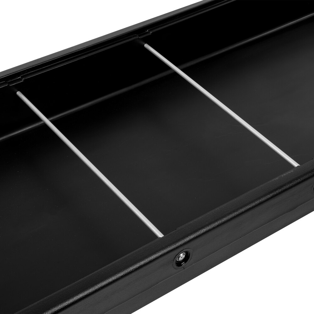 Cambro BUF72 68" x 24" x 7" Black Buffet Bar Base