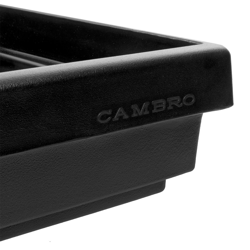 Cambro BUF72 68" x 24" x 7" Black Buffet Bar Base