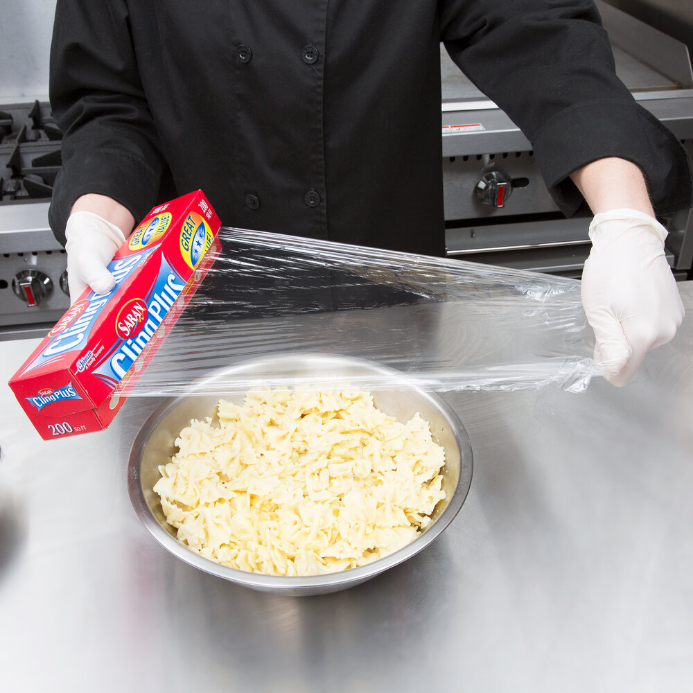 SC Johnson Saran™ 073681 Cling Plus 200 Sq. Ft. Plastic Wrap