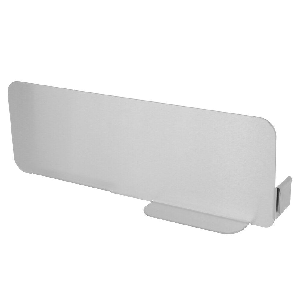 Regency Stainless Steel Wall Shelf Divider - 12" x 4"