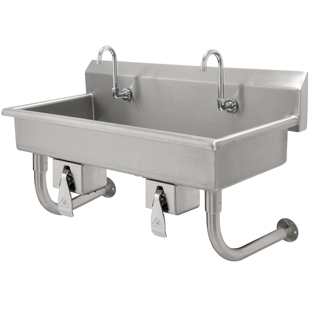 Advance Tabco FS-WM-80KV 14-Gauge Multi-Station Hand Sink with 8" Deep ...