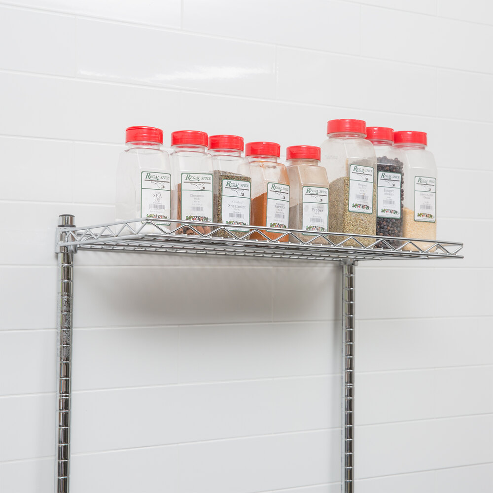 Regency 12" x 24" NSF Chrome Wire Cantilever Shelf