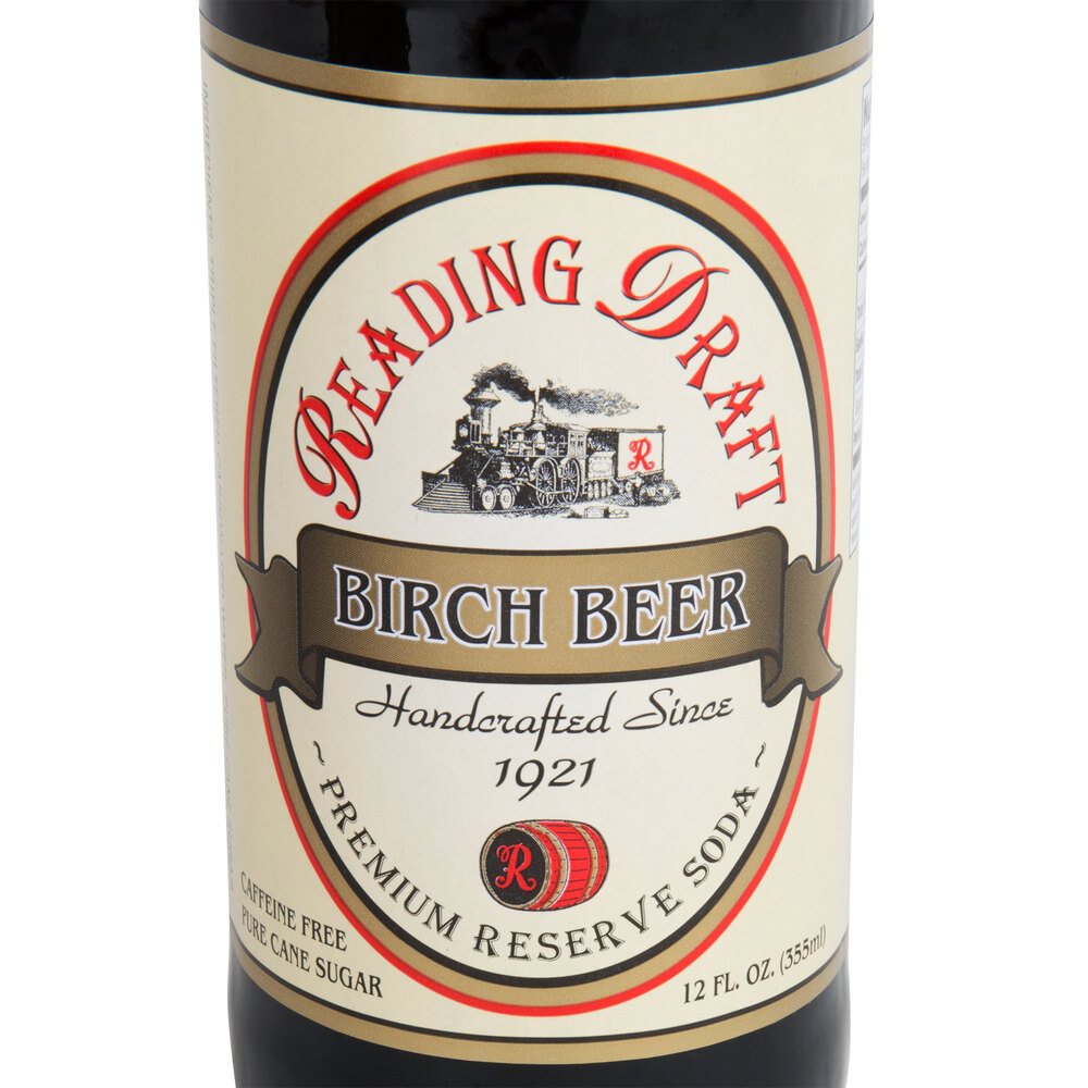 Reading Soda Works 12 oz. Birch Beer - 12/Case