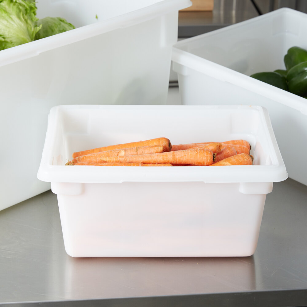 5 Gallon Clear Food Tote Vigor 12 Qt. Allergen-Free Clear Polycarbonate ...