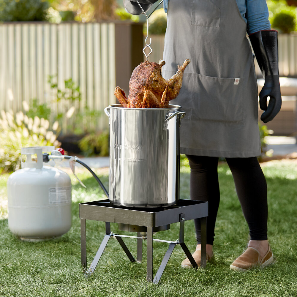 30 Qt. Stainless Steel Turkey Fryer Kit - Ships Fast!