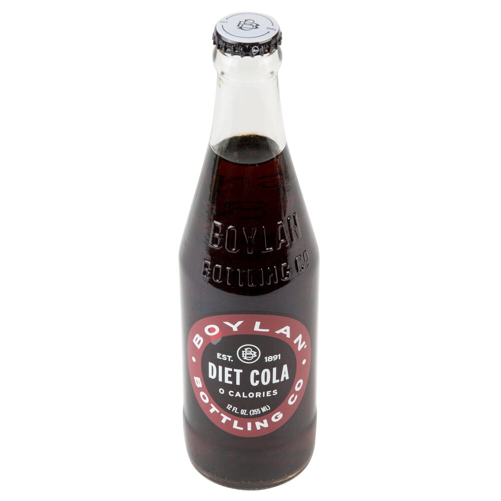 Boylan Bottling Co. 12 oz. Diet Cane Cola - 24/Case