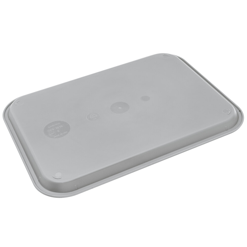 Carlisle CT121623 Cafe 12" x 16" Gray Standard Plastic Fast Food Tray