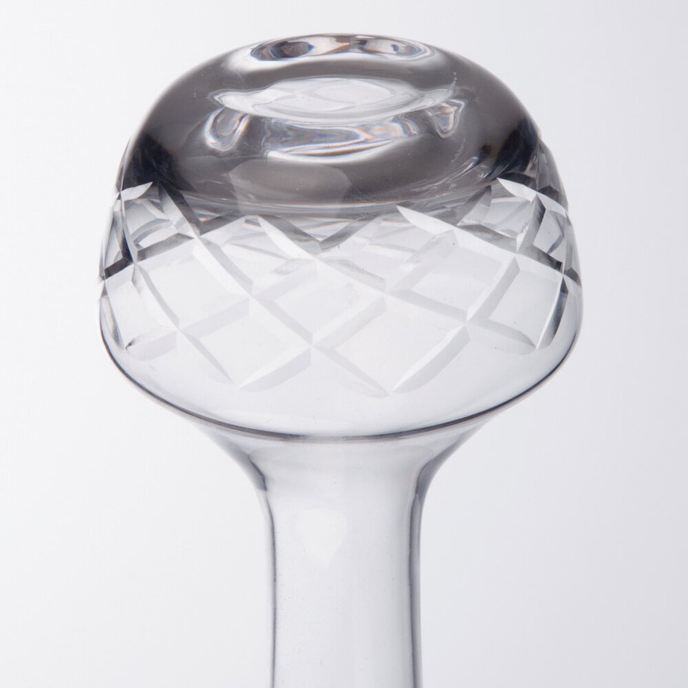 American Metalcraft BBC2 4 oz. Diamond Glass Bitters Bottle