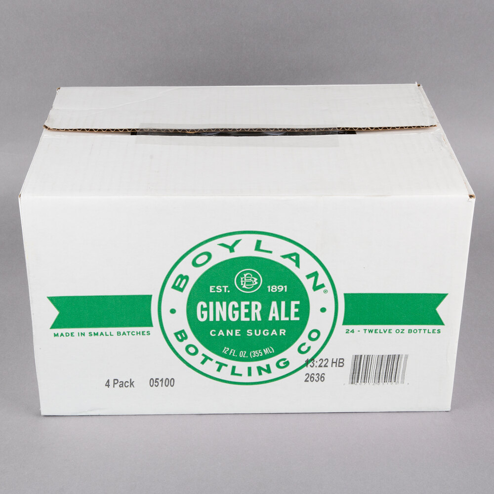 Boylan Bottling Co. 12 oz. Ginger Ale 4-Pack - 6/Case