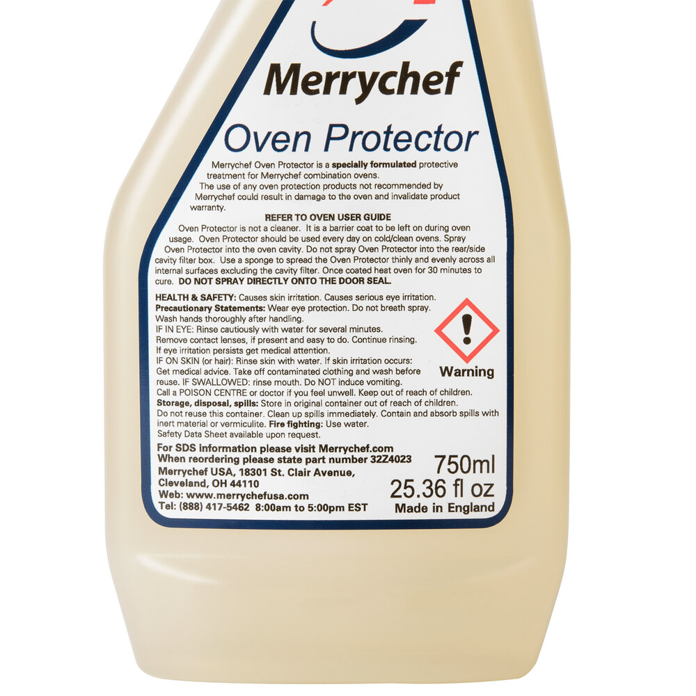 Merrychef 12-Pack Oven Cleaner and Oven Protector Set