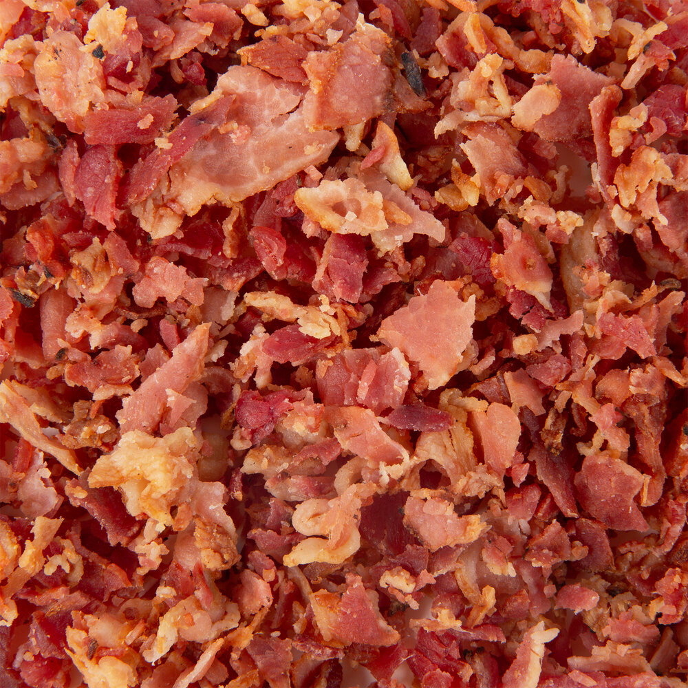 Hatfield 5 lb. Bag 3/8" Cut Bacon Topping - 2/Case