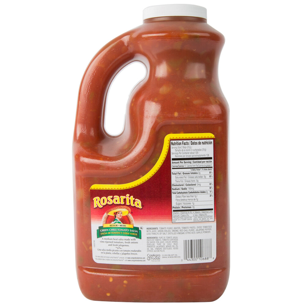 Rosarita Medium Salsa in 1-Gallon Containers (4/Case)
