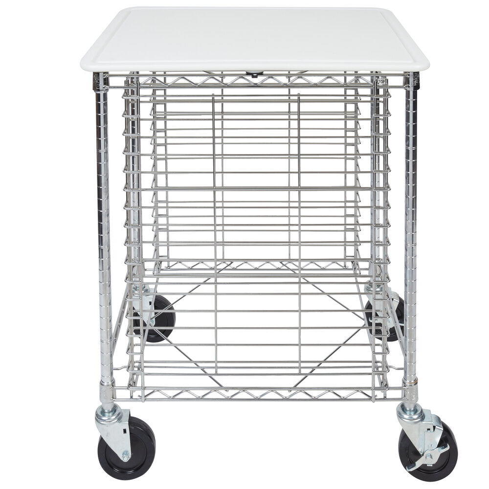 Metro RE1P End Load Portable Wire Prep Rack (Unassembled) - 16 Pan Capacity