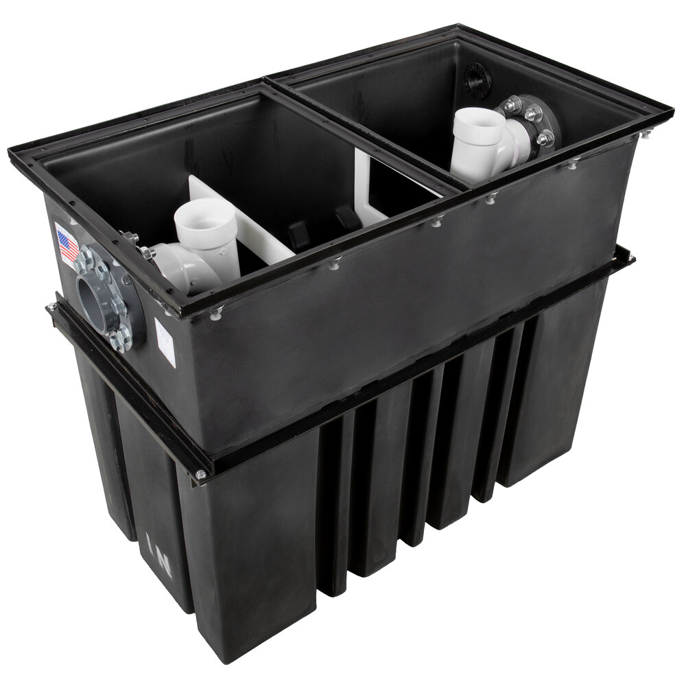 Ashland PolyTrap APGI-150 350 lb. Grease Trap with Threaded Connections