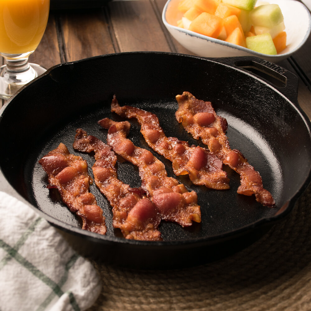 Kunzler 5 lb. Pack Sliced Slab Bacon - 2/Case