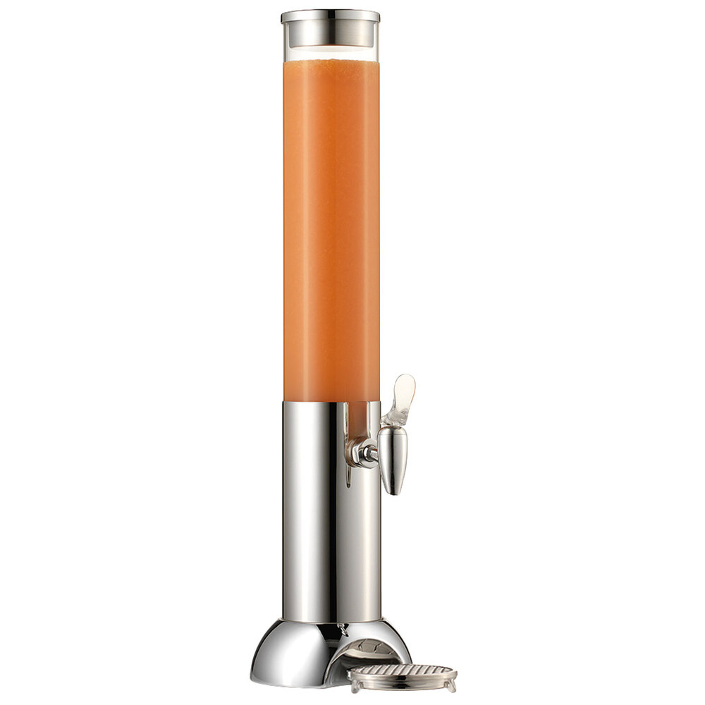 Frilich ESC030E101 0.8 Gallon Acrylic Juice Dispenser Set