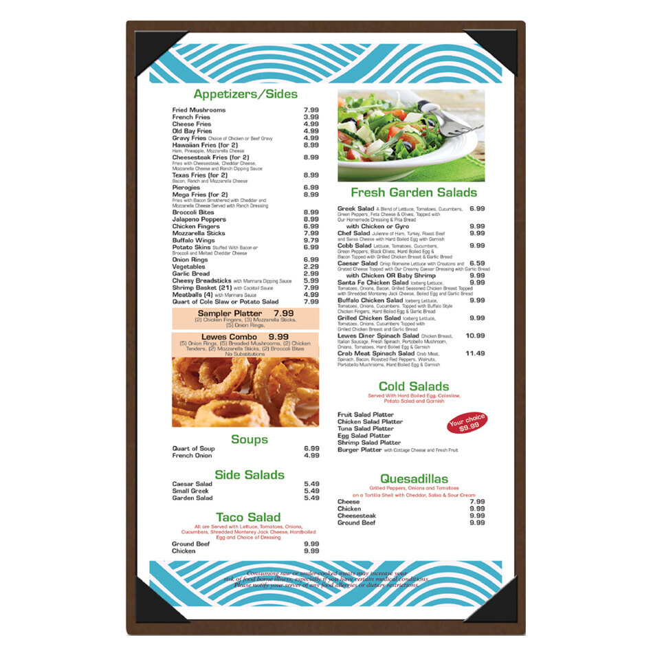 Menu Solutions PIXBRD-G Hardboard 11" x 17" Customizable Menu Board ...