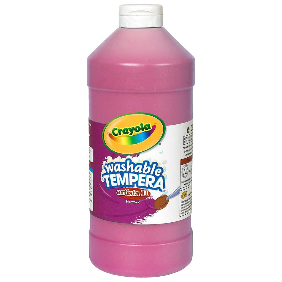 Crayola 543115069 Artista II 16 oz. Magenta Washable Tempera Paint