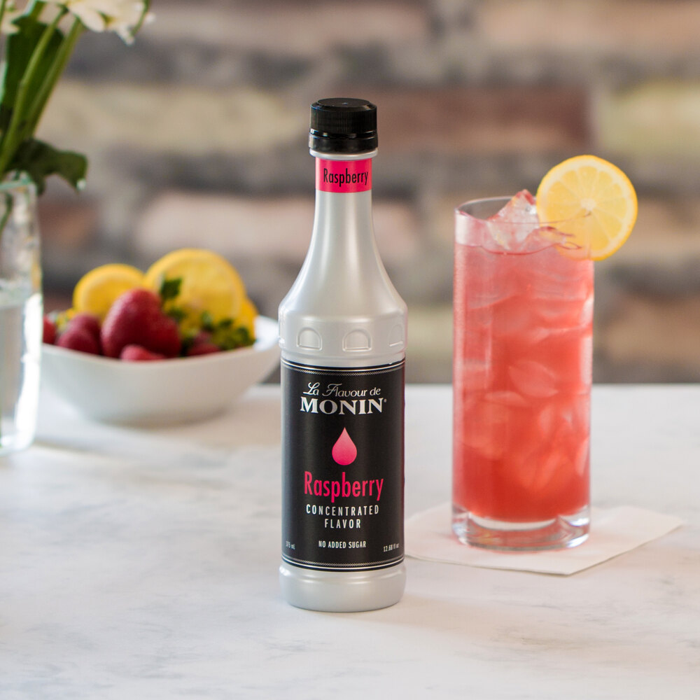 Monin Raspberry Concentrated Flavor - 375 mL