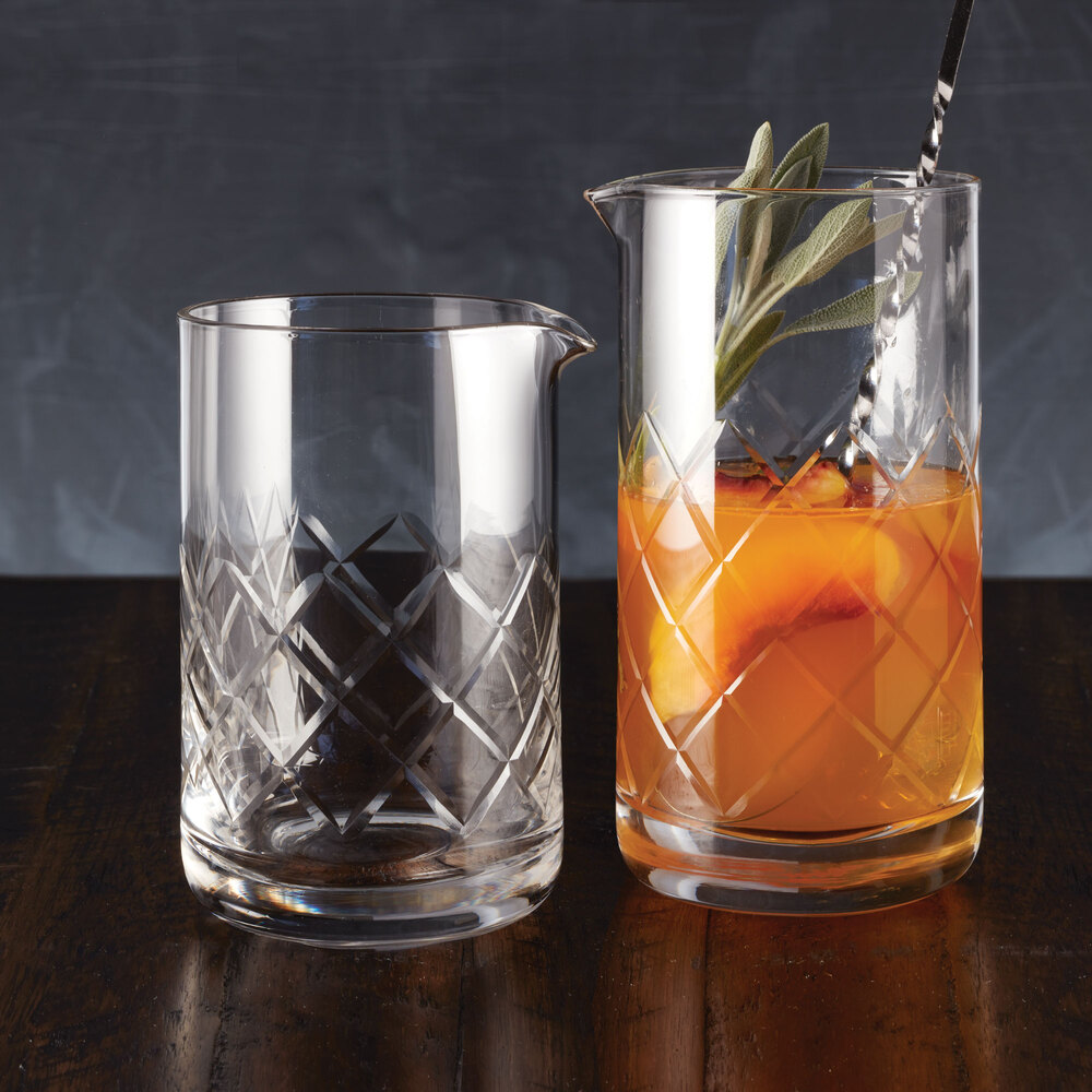 American Metalcraft MGD20 20 oz. Diamond Cut Cocktail Stirring / Mixing ...