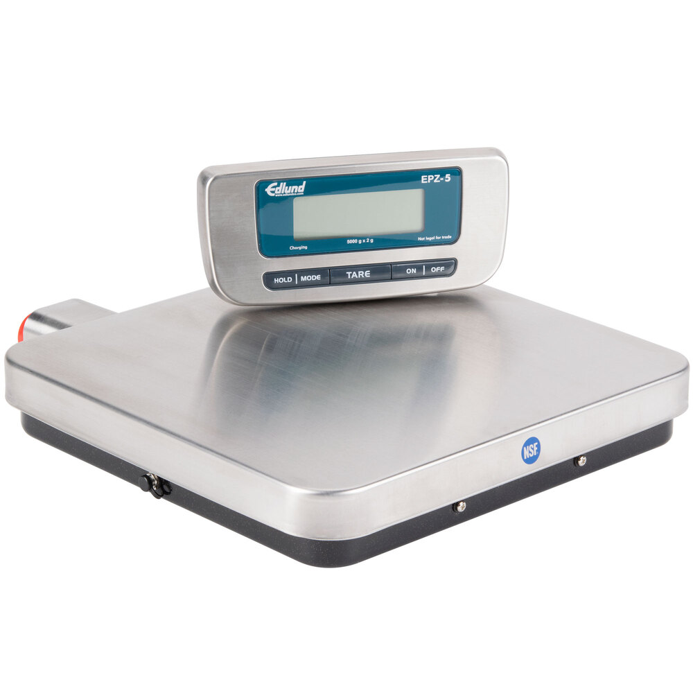 Edlund EPZ-5F 5000 g. Stainless Steel Metric Digital Pizza Scale with ...