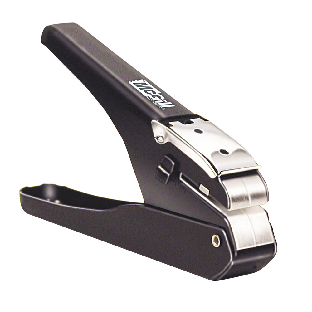 McGill MCG16500 Black and Chrome 1 Hole Horizontal Slot Punch / Badge ...