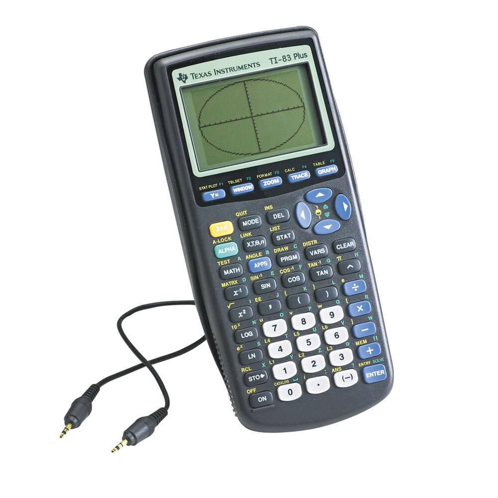 Texas Instruments TI 83 Plus 10 Digit LCD Programmable Graphing Calculator