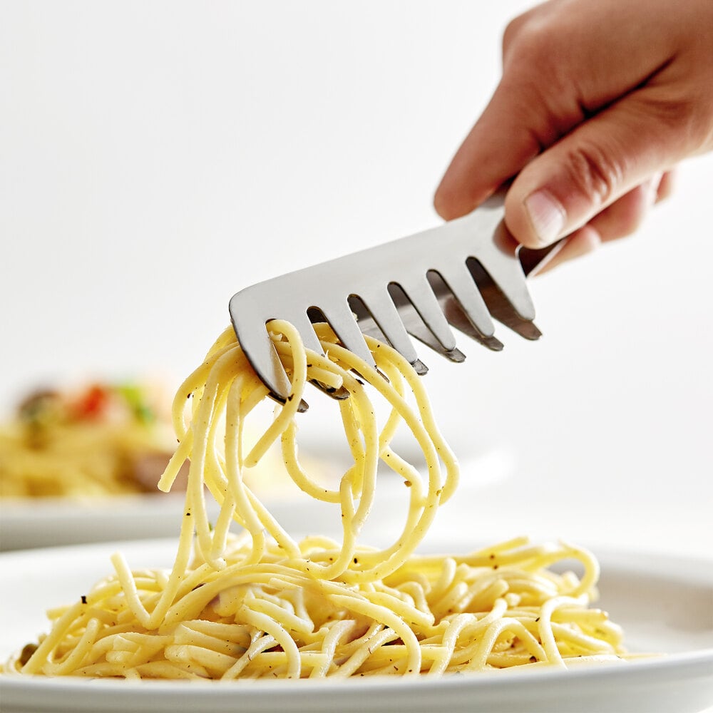 Vollrath 47105 8" Stainless Steel Spaghetti / Pasta Tong