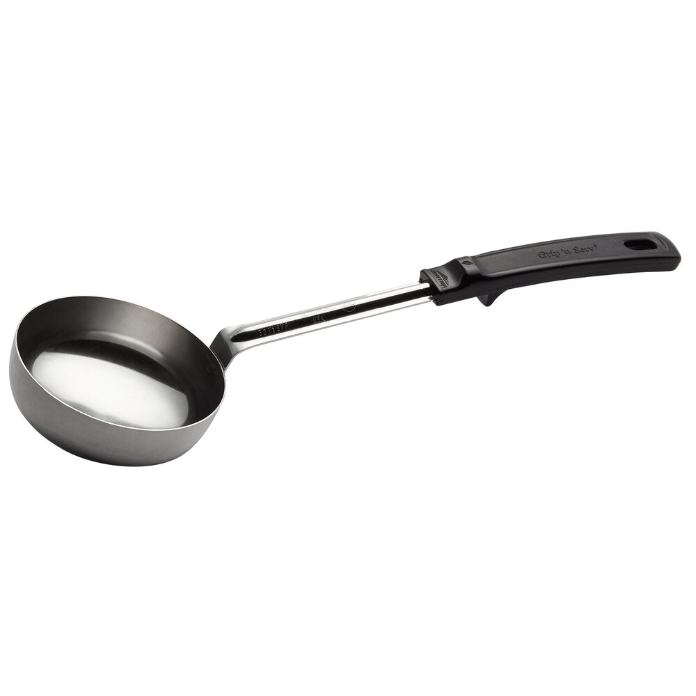 Vollrath Spoodle Utensil, 8 oz., Black - WebstaurantStore