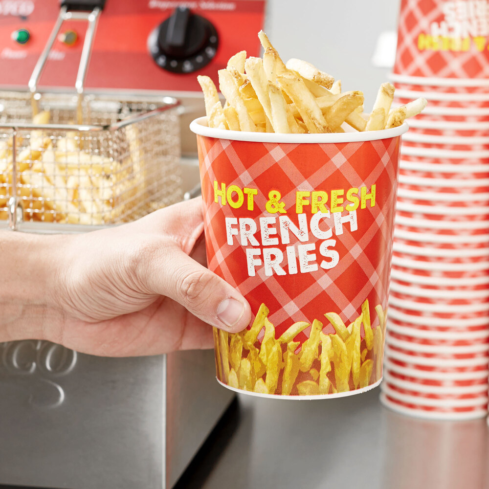 Choice 32 oz. French Fry Cup - 50/Pack