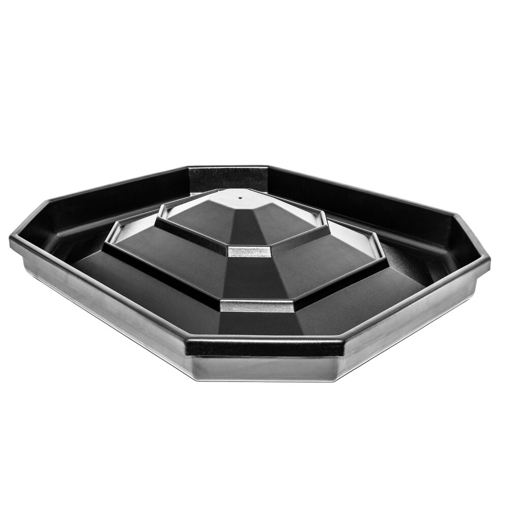 Black Octagonal Orchard Bin Riser - 47" x 40" x 8"