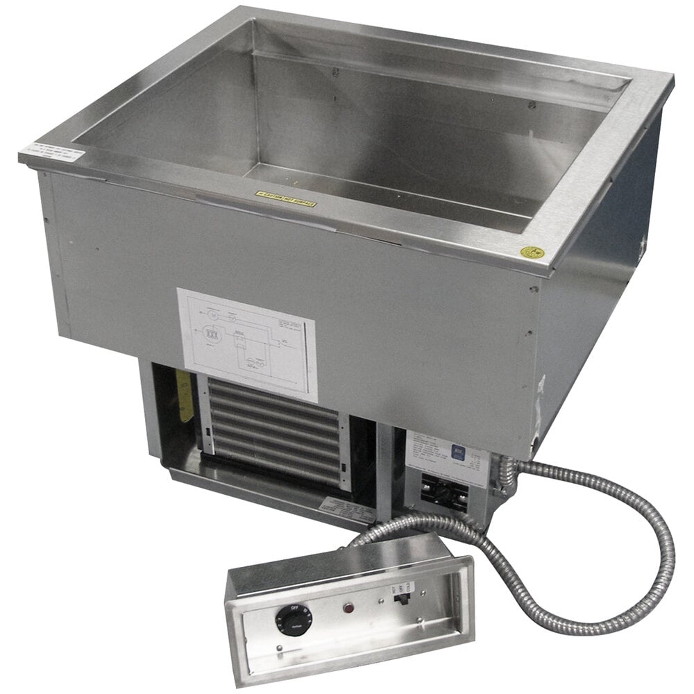 Delfield N8643P Three Pan Drop-In Cold / Hot Food Well