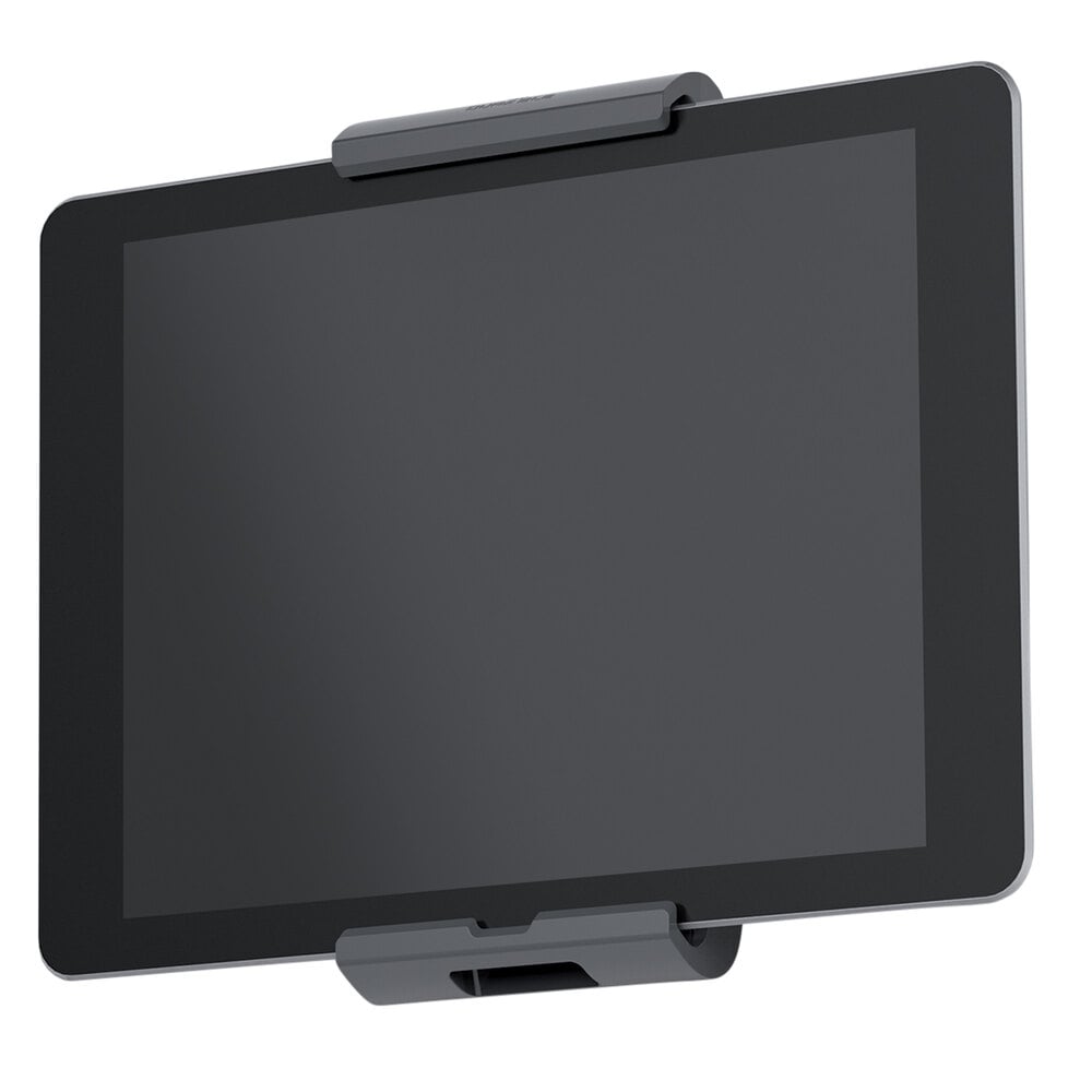 Durable 893323 Silver Metal Wall-Mount Tablet Holder
