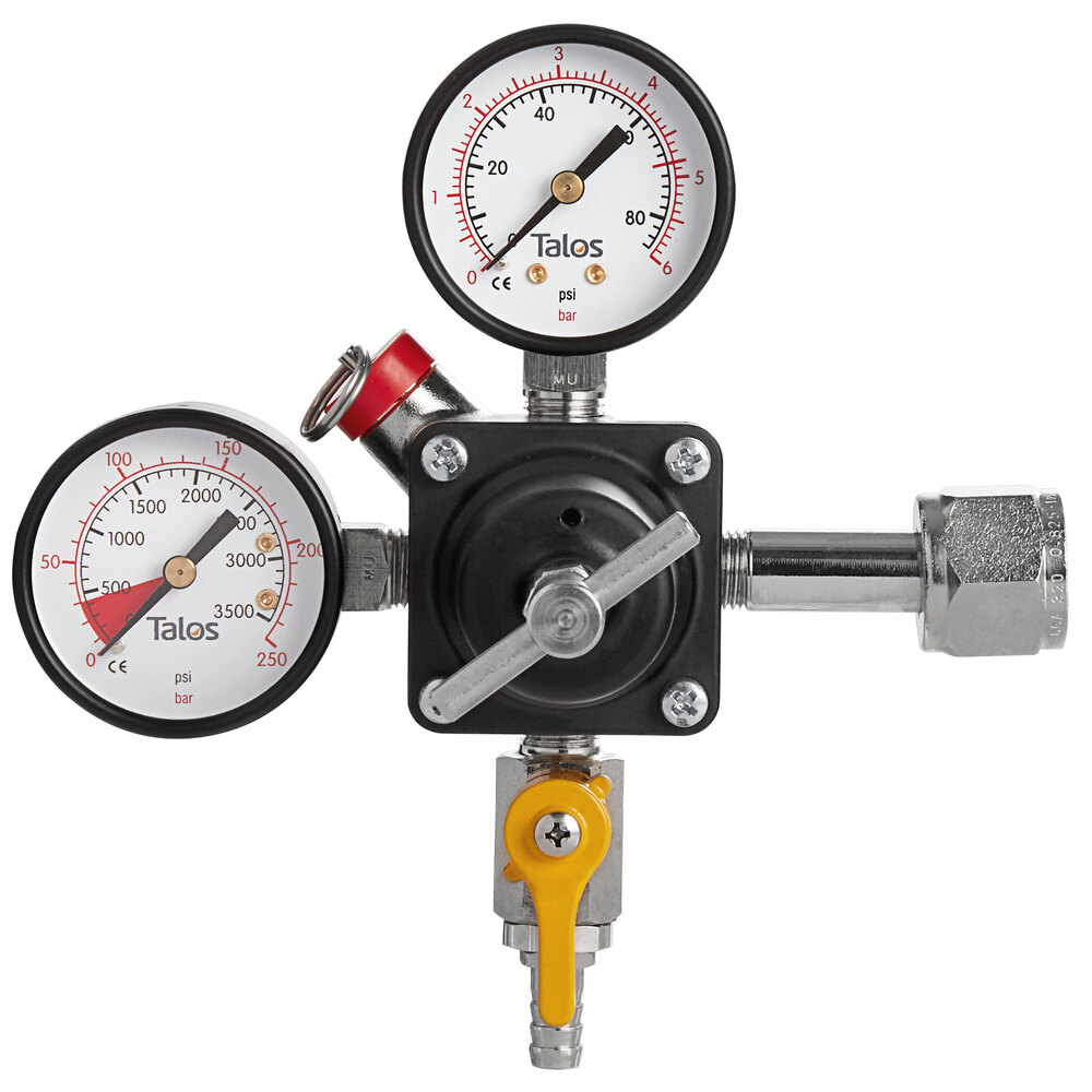 Avantco 178REGULATP2 2-Gauge Primary CO2 Regulator